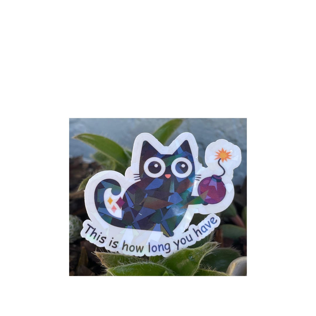 Cat Bomb Sticker/vinyl Decal/funny Tech Gift/animal Hospital Humor - Etsy