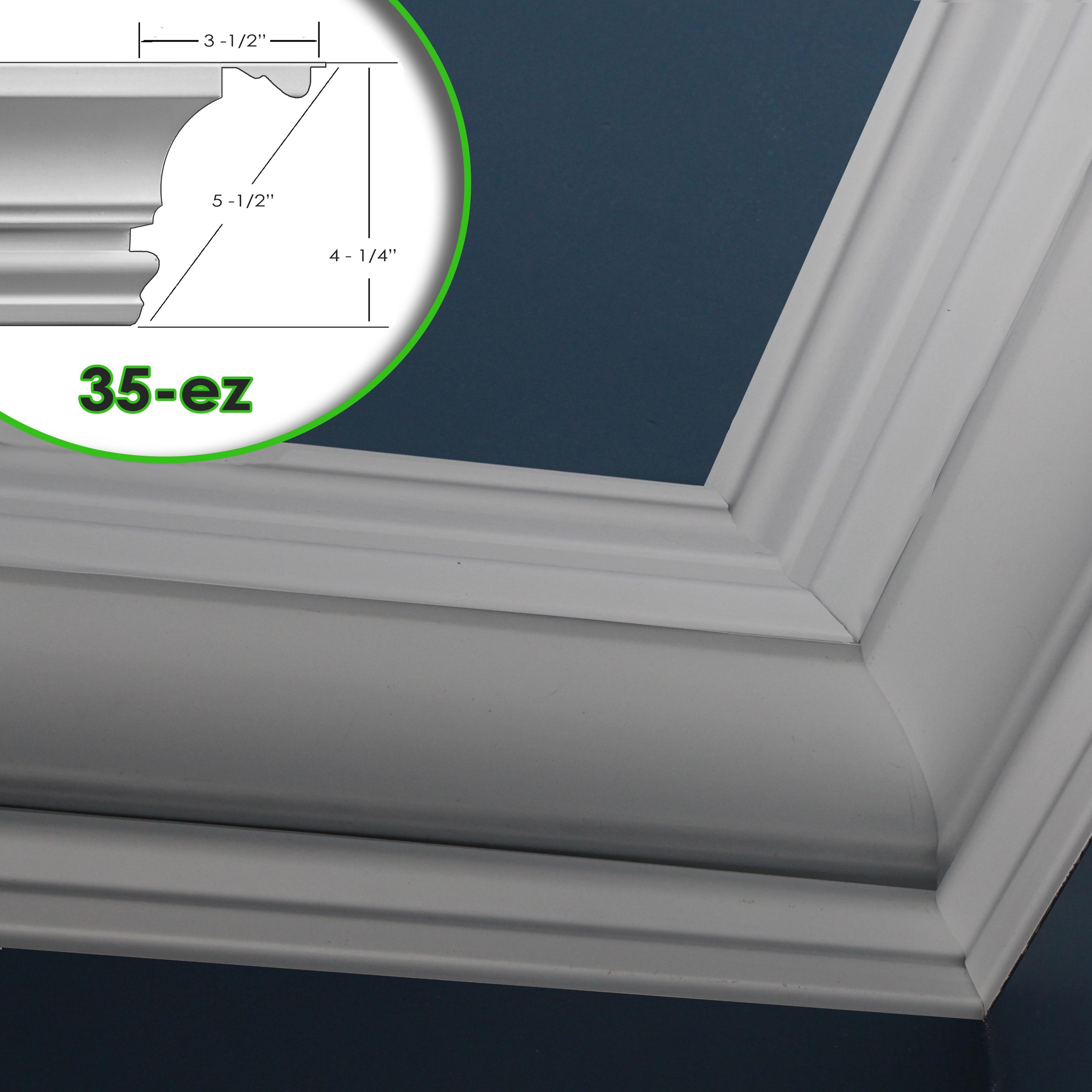 Easy Crown Molding:diy Peel and Stick Installs With No Tools - 5 ...