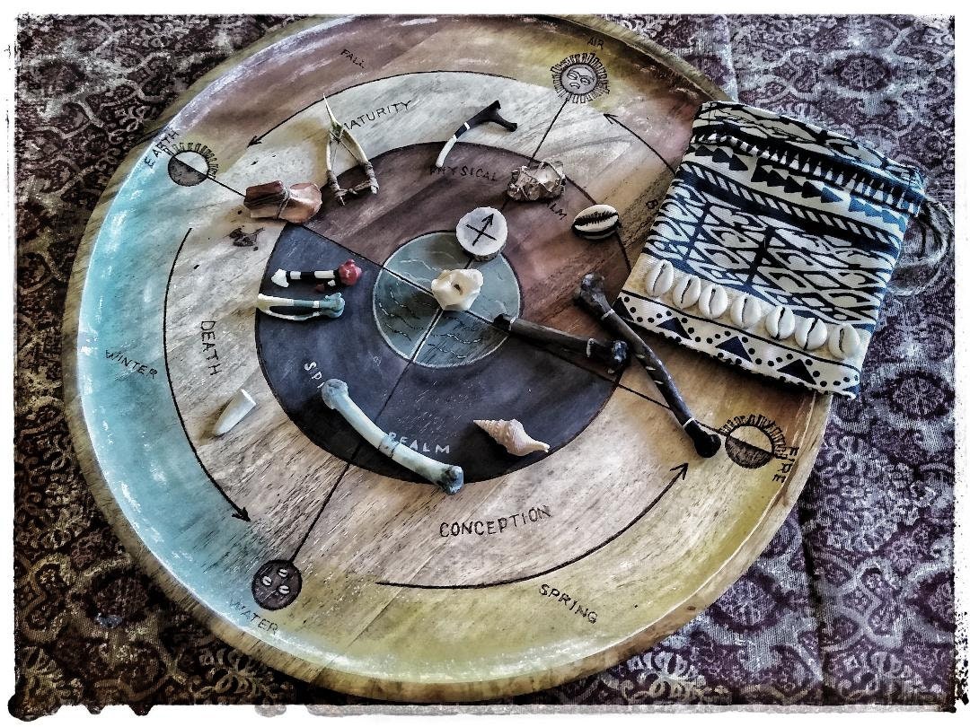 Yowa Circle, Dikenga West African Mixed Divination Set 15 Inch - Etsy