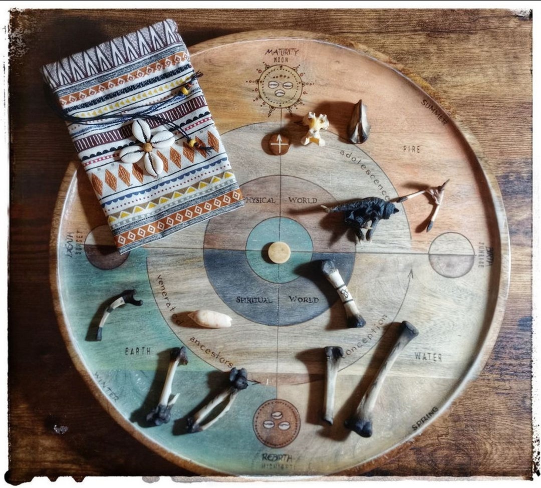 Yowa Circle, Dikenga West African Mixed Divination Set 15 Inch - Etsy