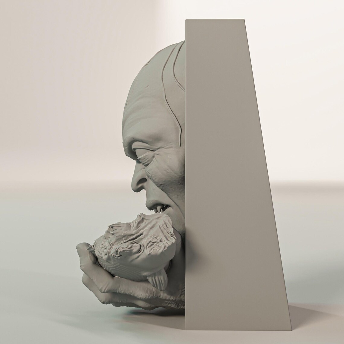 Gollum Book Nook | Lord of the Rings Wall Mount | Precious Bookshelf ...