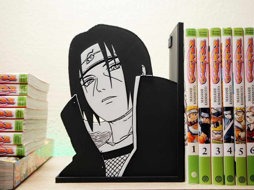 Itachi Uchiha Bookend | 3D Anime Shelf Decor - Etsy UK