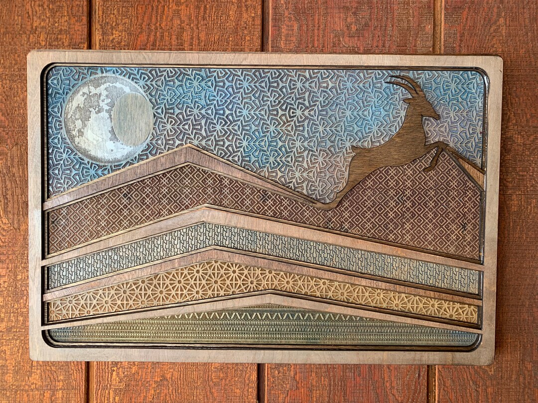Phish Antelope Landscape With Phish Moon - Etsy