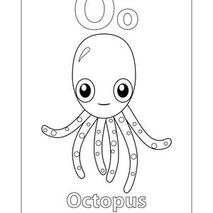 A to Z Alphabet Coloring Pages for Kids | Printable Learn & Color PDF ...