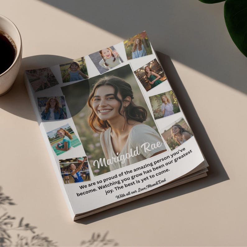 Editable Senior Yearbook Ad – Canva Graduation Tribute Template,full ...