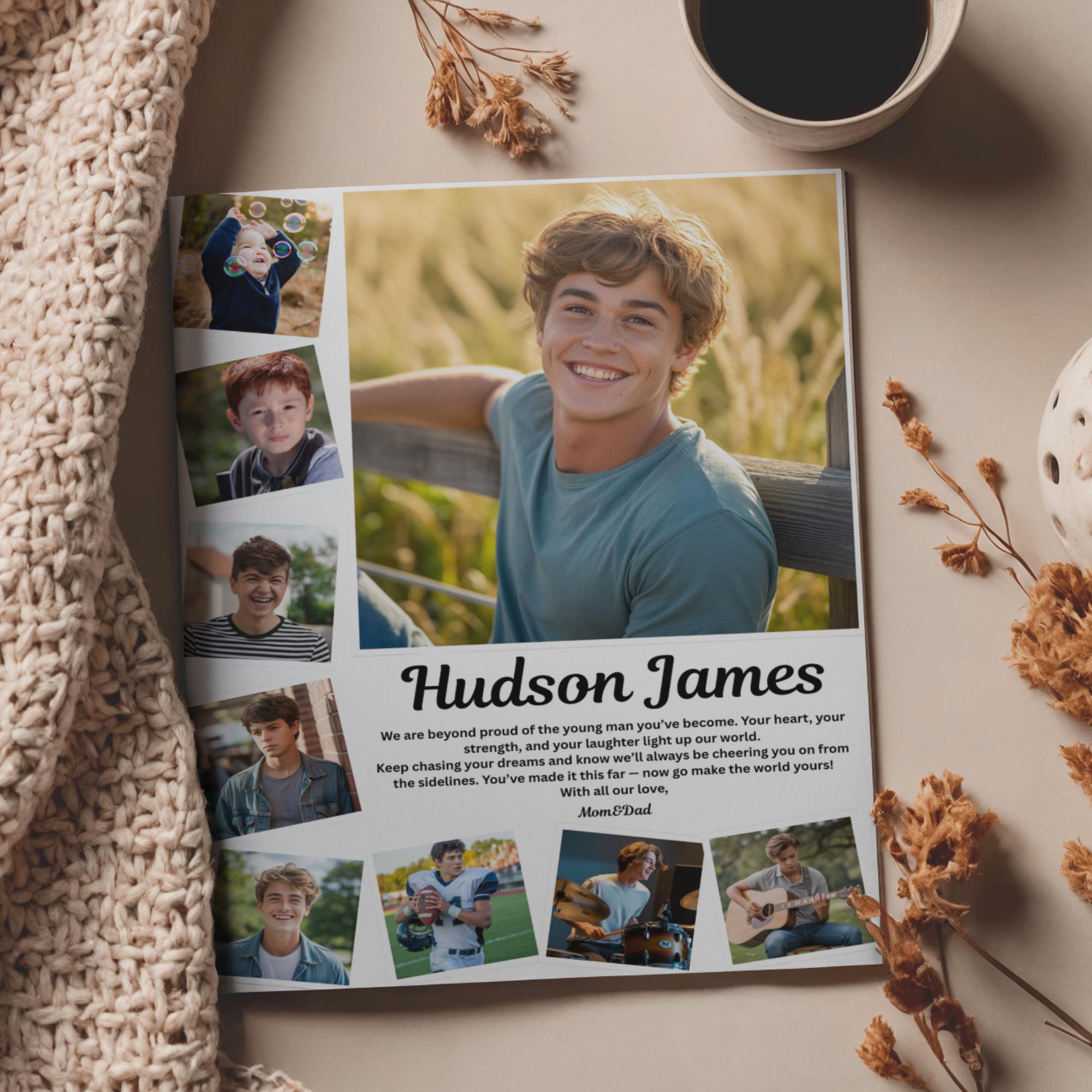 Senior Yearbook Ad Template | Graduation Tribute, Editable in Canva ...