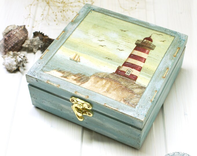 Beacon of Light Lighthouse Box for Jewelry Vintage Look - Etsy
