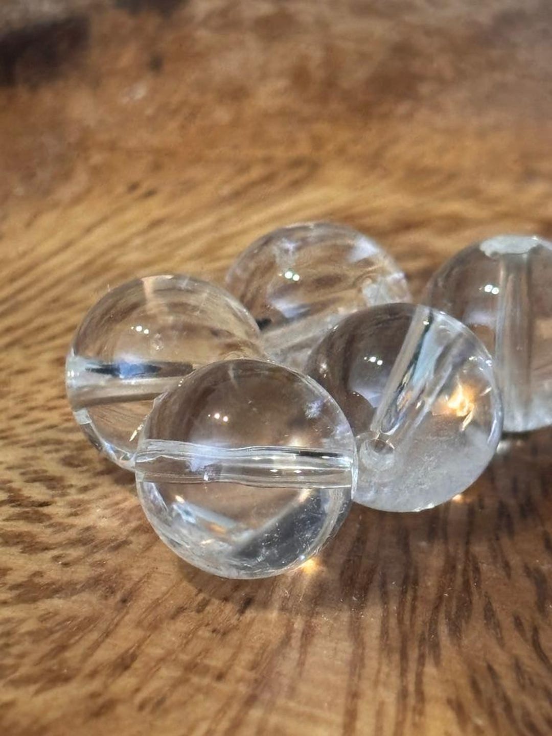 12mm Clear Round Crystal Glass Beads - Etsy