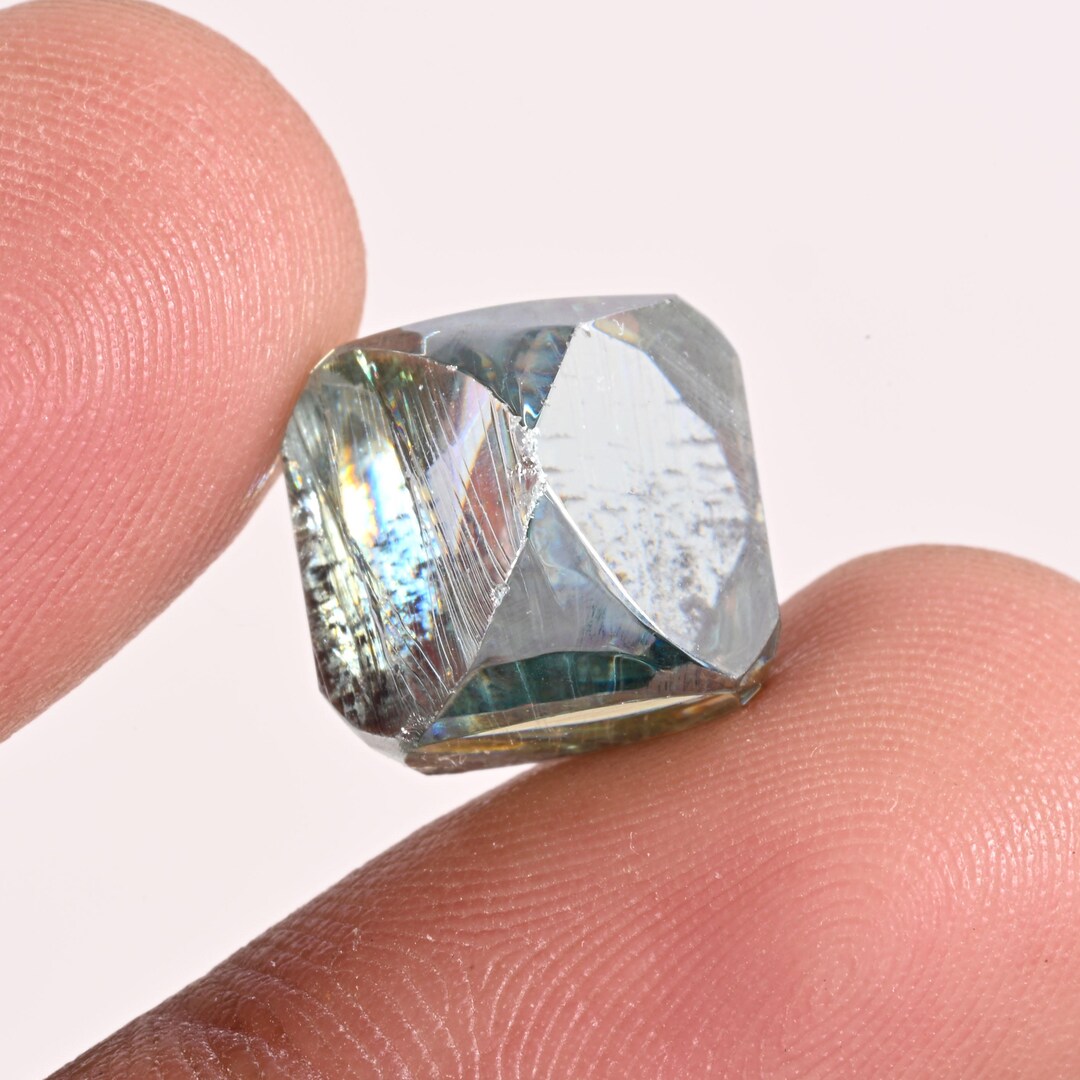 Moissanite Diamond Rough Crystal Fancy Shape Loose Gemstone Moissanite ...