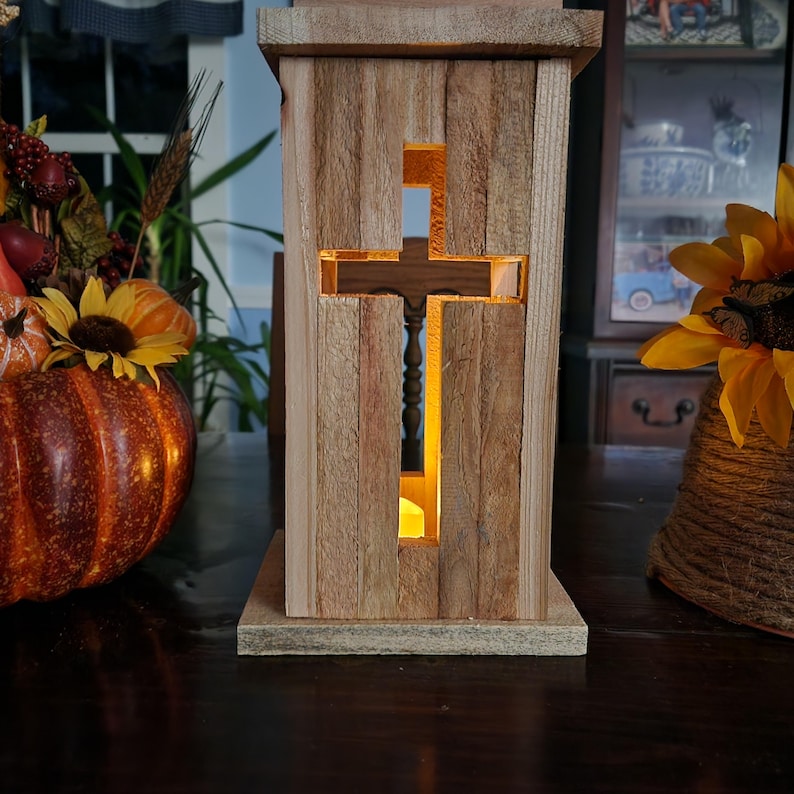 Old Rugged Cross Lantern Candle Holder, Christmas, Gift - Etsy
