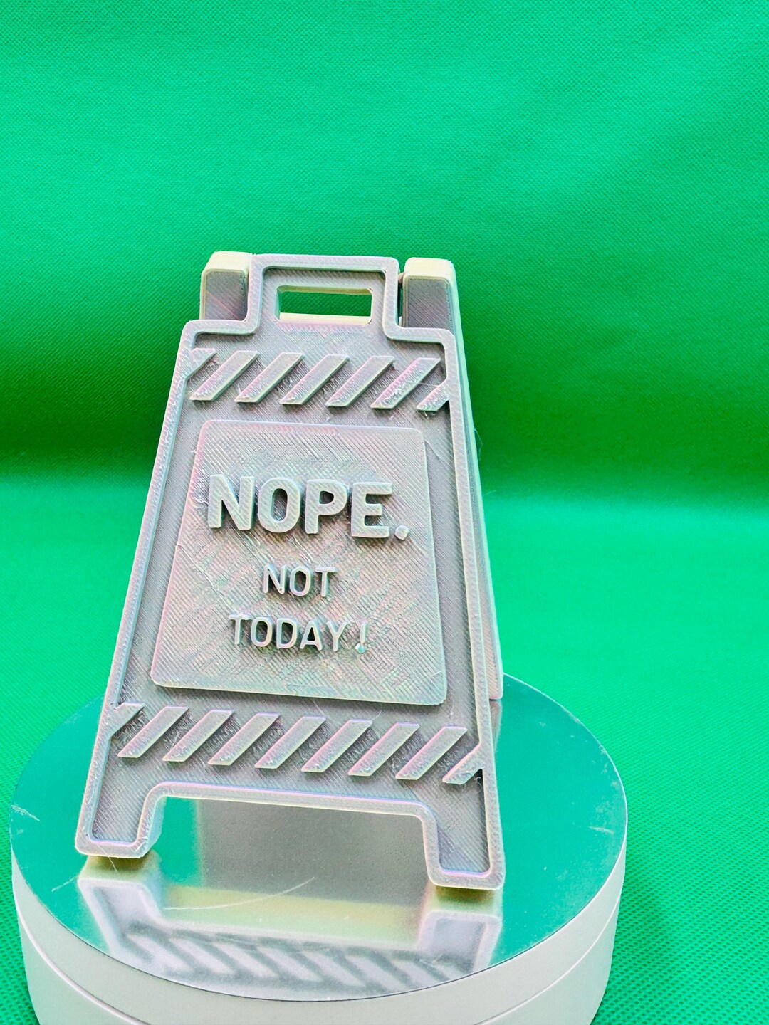 Nope Not Today Hing Folding Desk Sign - Etsy