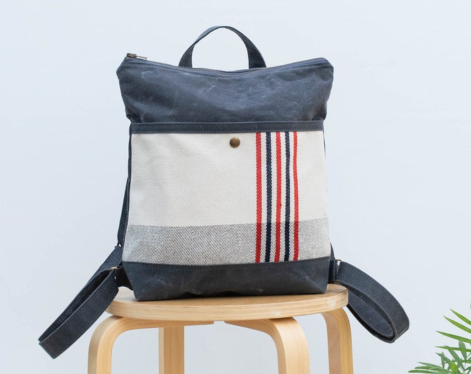 Waxed Canvas Backpack, Waxed Canvas Handbag, Canvas Day Pack, Backpack ...