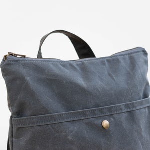 Waxed Canvas Backpack, Waxed Canvas Handbag, Canvas Day Pack, Backpack ...