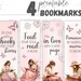 Printable Love Reading Bookmarks, Digital Bookmark Set, Download Gift ...