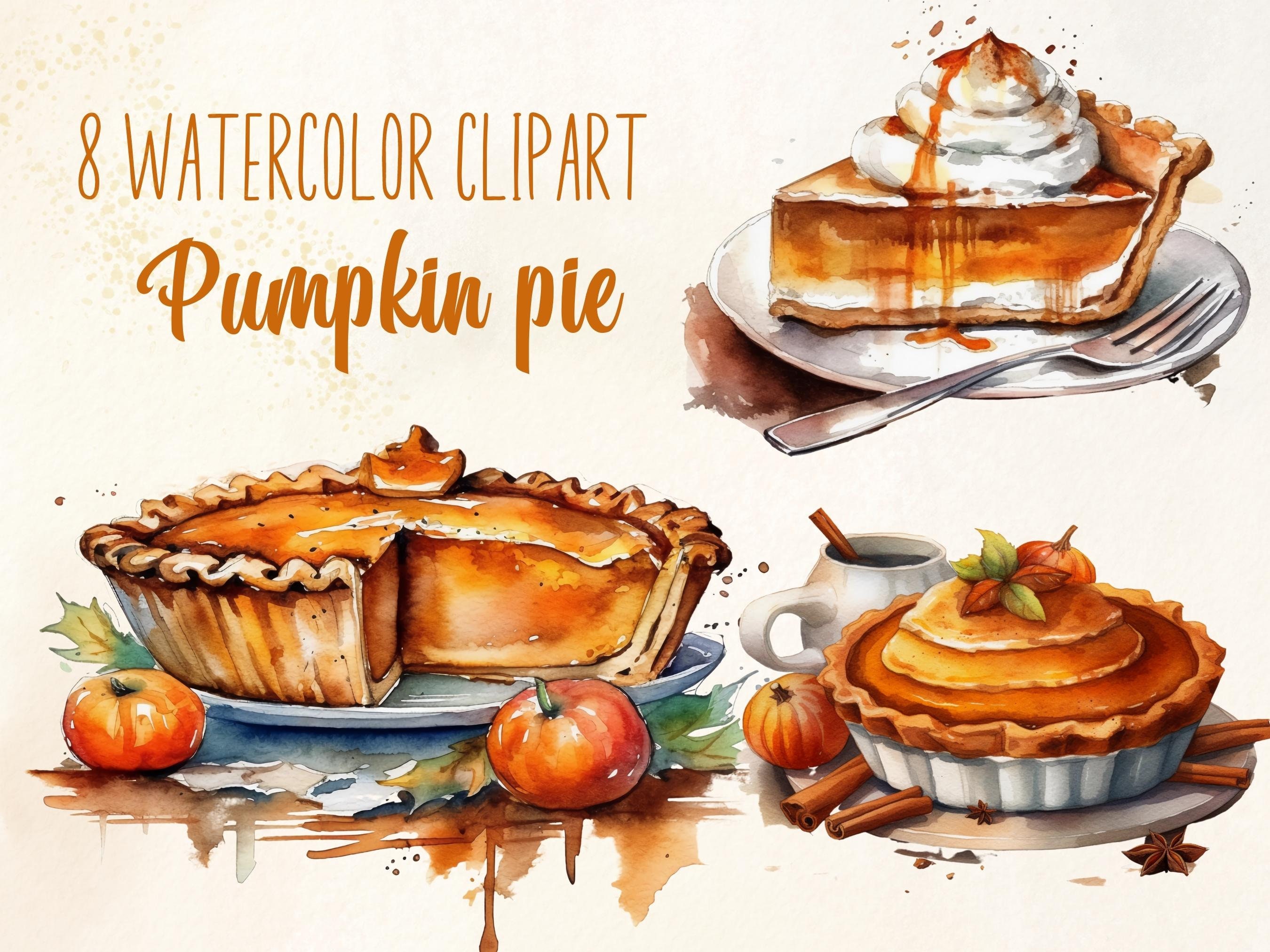 Pumpkin Pie Clip Art