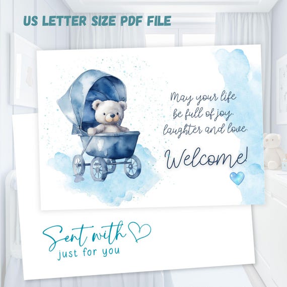 Postcard For Newborn Baby