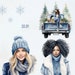Winter Girl Clipart Bundle, Watercolor Cozy Holiday Png, Xmas Sweater ...