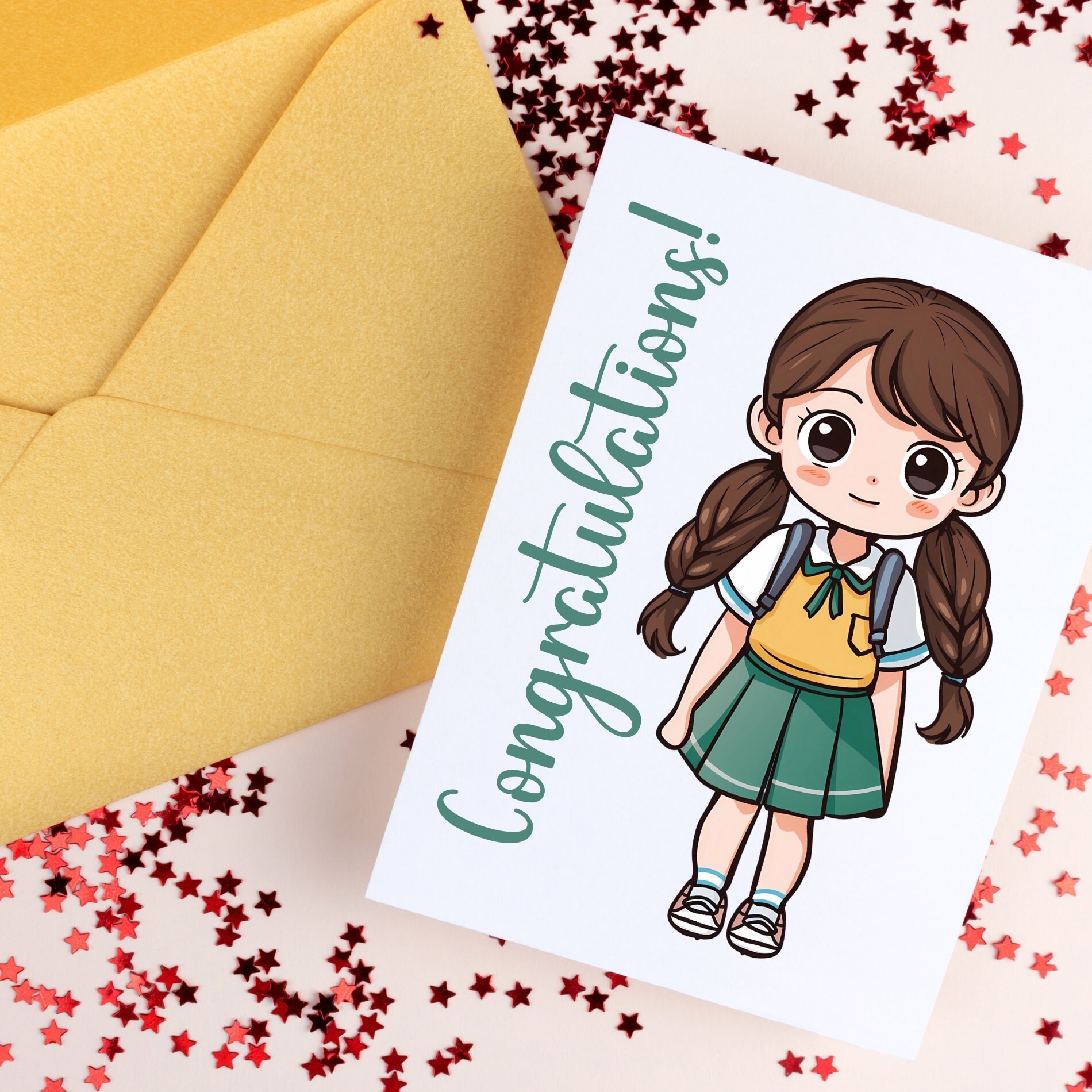 Kawaii Students PNG Clipart, Back to School Bundle, Cartoon Pupils ...