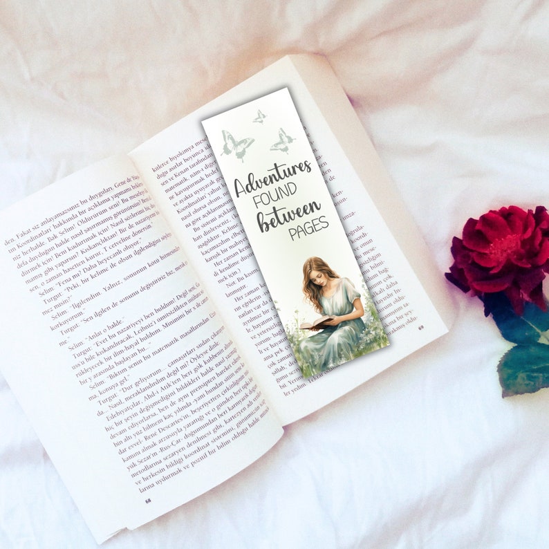 Printable Bookmark, Digital Bookmarks Set, Gift for Readers, Download ...