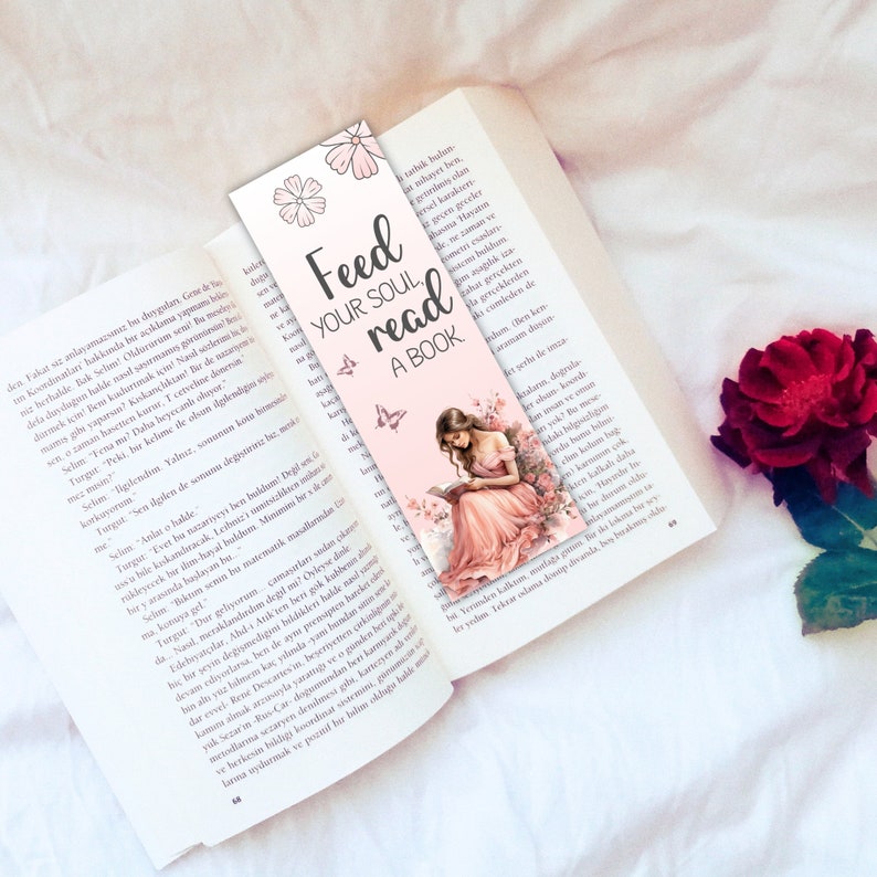 Printable Love Reading Bookmarks, Digital Bookmark Set, Download Gift ...