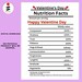 Valentine's Day Nutrition Facts Label Template: Editable Canva Template ...