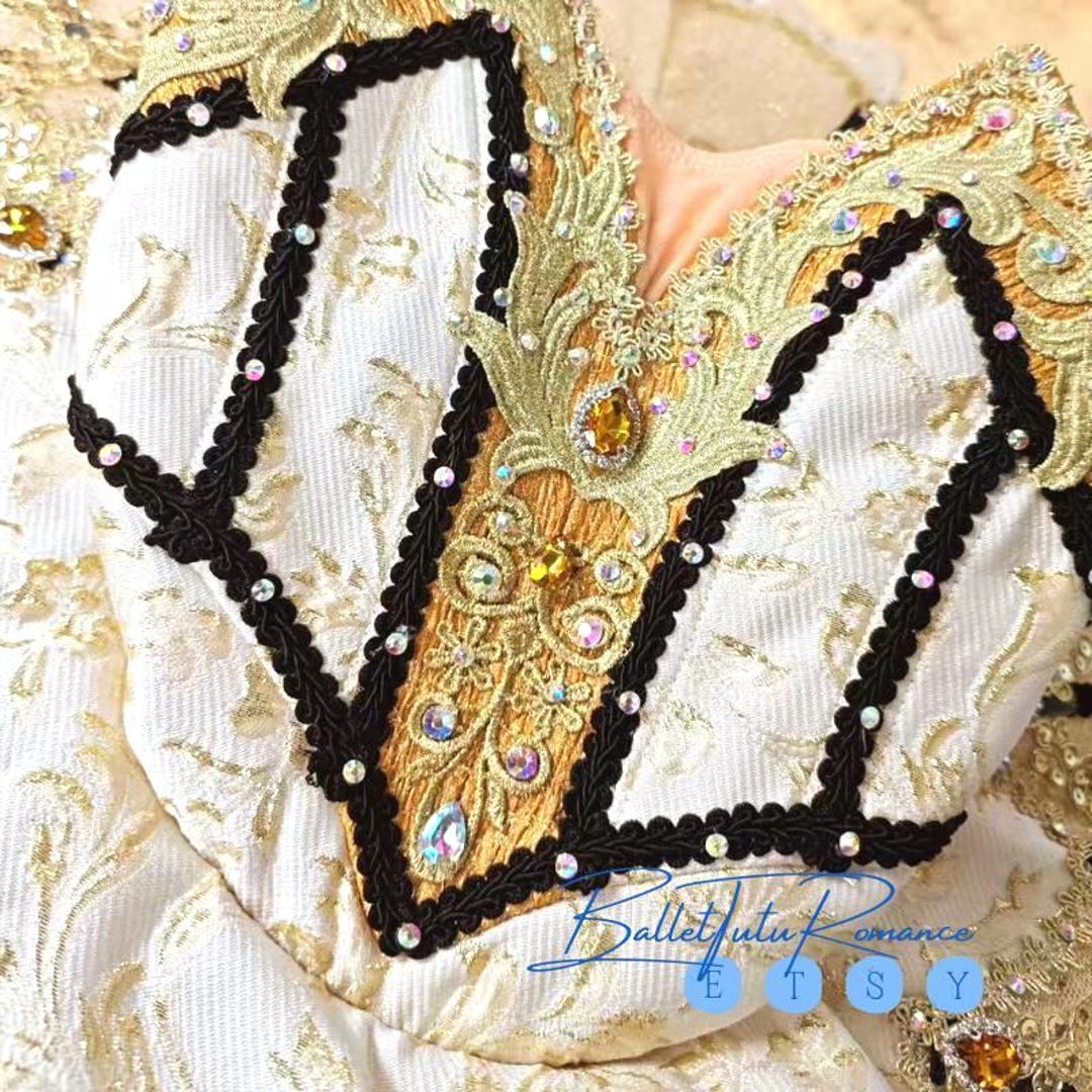 Embellished Royal Ballet Tutu: Custom Performance Costume for Adult ...