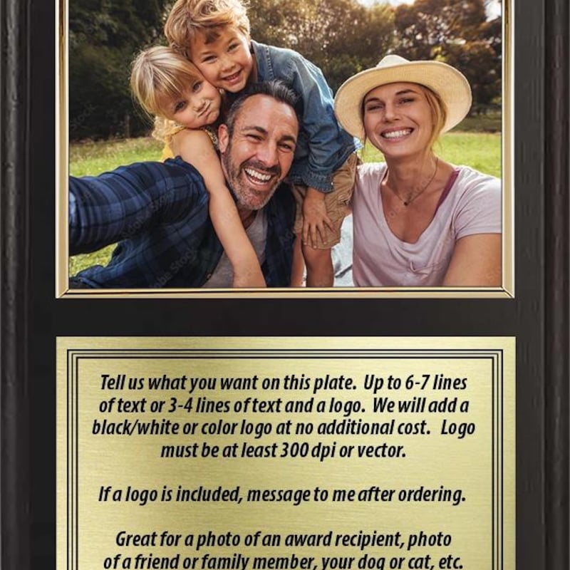 Photo Plaque With Text - Etsy