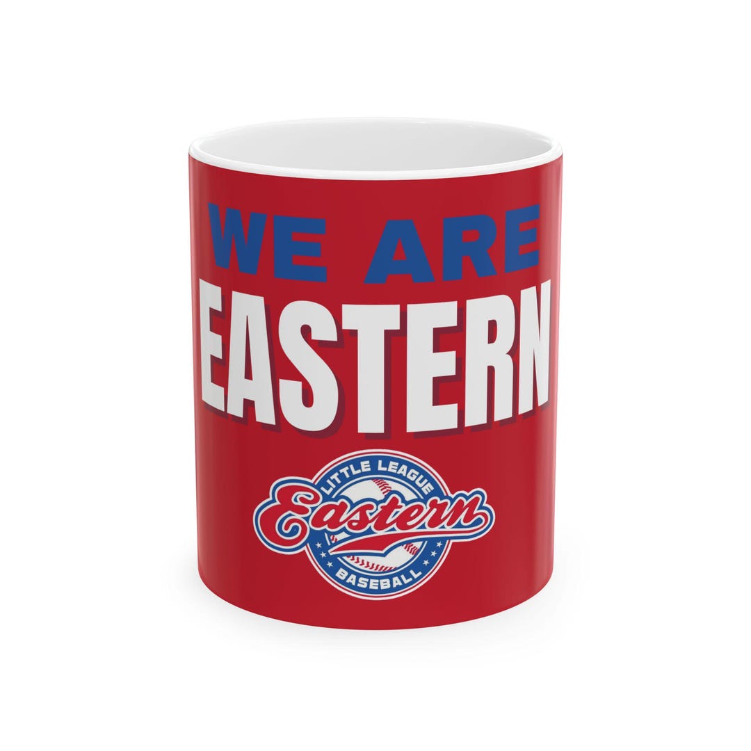 We Are Eastern Baseball Mug | Eastern Logo Coffee Cup - Etsy