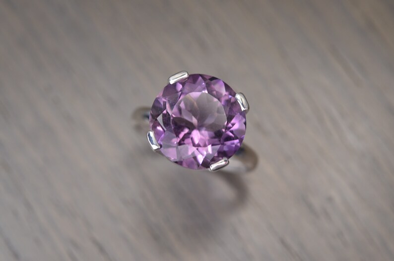 Prince Ring Amethyst 9ct Cocktail Ring FEBRUARY BIRTHDAY | Etsy