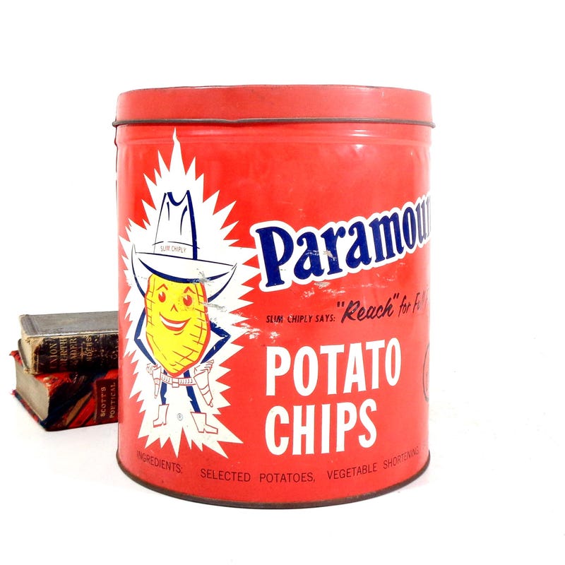 Potato Chip Tins - Etsy
