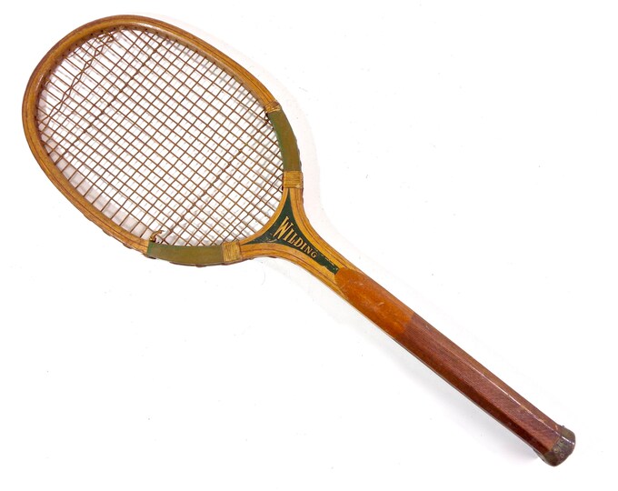 Vintage Wooden Tennis Racquet, Rare 1910s Edward K. Tryon Company ...