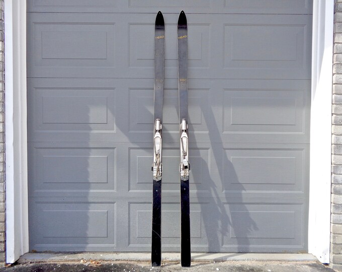 Vintage Skis, 1960s Head 360 Downhill Snow Skis Set Pair Black, Mid ...