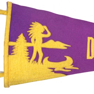 Vintage Souvenir Felt Pennant, 1950s Delaware Water Gap Pennsylvania ...