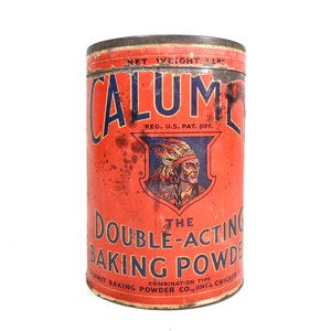 Vintage Advertising Tin, 1940s Calumet Baking Powder Large 5 Lb. Tin ...