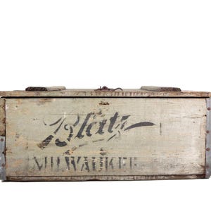 Vintage Wood Beer Crate, 1918 Blatz Beer Milwaukee Wisconsin Wooden ...