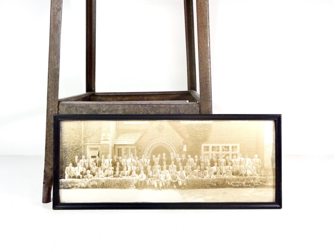 Vintage 1950s Princeton University Tower Club Panoramic Photo, Framed ...