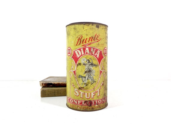 Vintage Advertising Candy Tin 1910s Bunte Brothers Diana - Etsy
