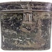 Vintage Metal Lock Box, 1800s Toleware Painted Metal Bank Lunch Box Tin ...