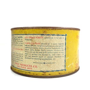 Vintage Soap Advertising Tin, 1920s X-ray Soap Port Huron Michigan ...