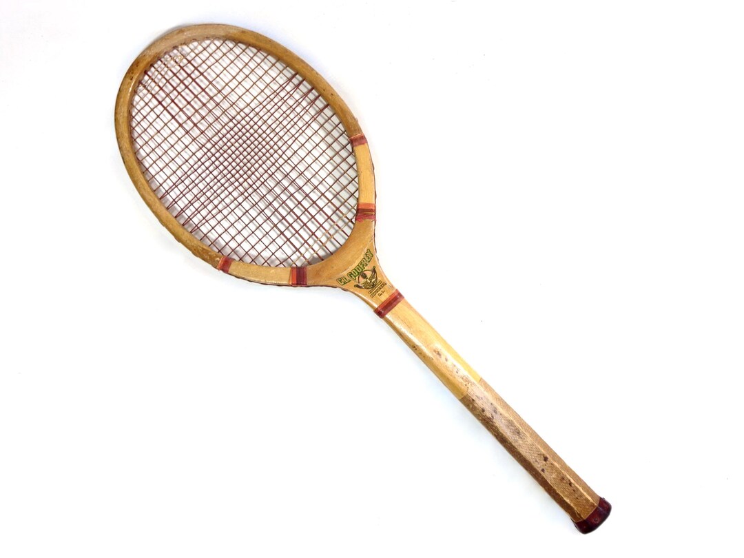 Vintage Wooden Tennis Racquet, Rare 1920s C.L. Godfrey Beverly Hills ...