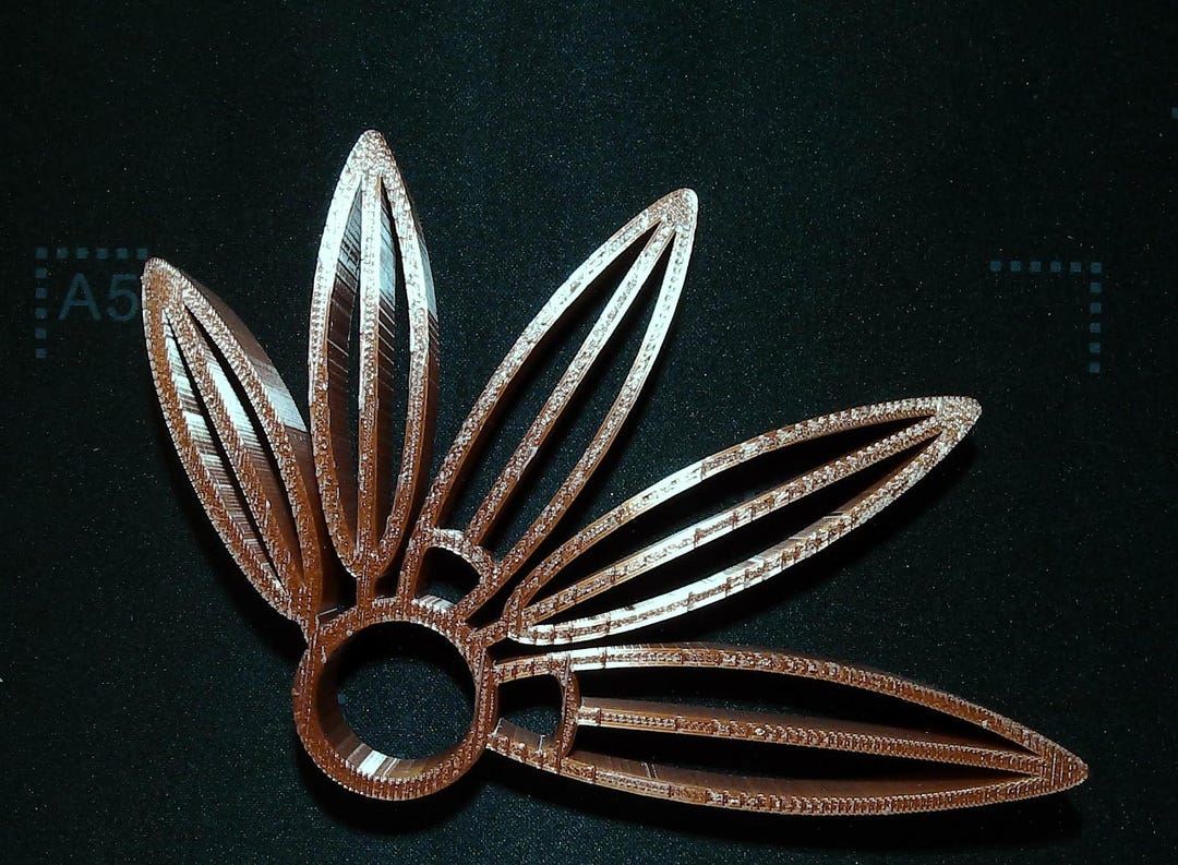 3D Printed a 1/4 Daisy Flower Sculpture (print File) - Etsy