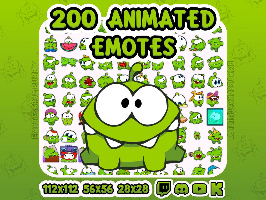 Nibble Nom Animated Emotes | Emoji Collection | Twitch, Discord ...