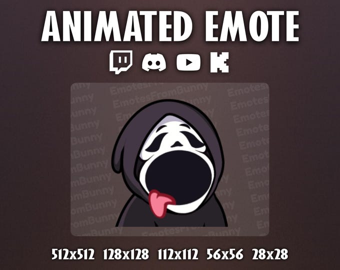 Popcat Ghost Animated Emote | Twitch, Discord, Youtube, Kick - Etsy