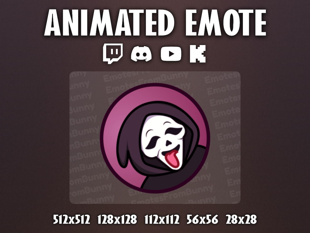 Pedro Ghost Animated Emote | Twitch, Discord, Youtube, Kick | Funny ...