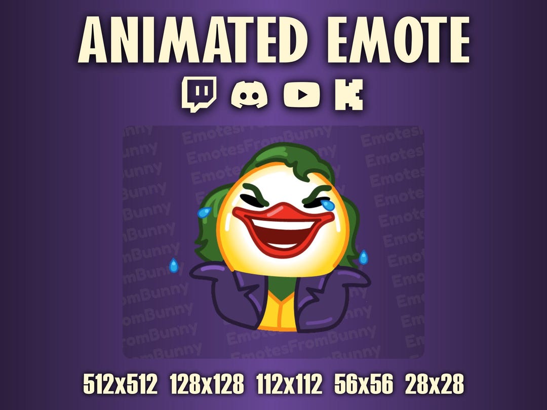 Clown Duck Animated Emote | Twitch, Discord, Youtube, Kick | Funny ...
