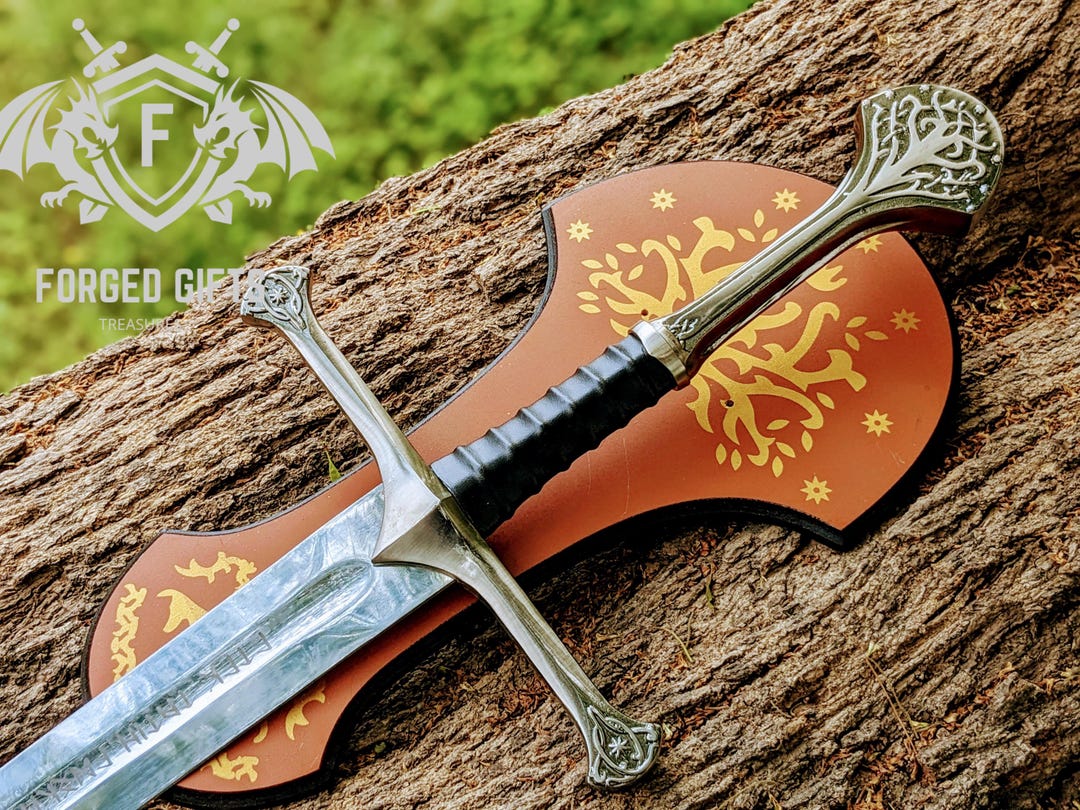 The King Aragorn Sword With Scabbard | Master Sword of Replica | Epic ...