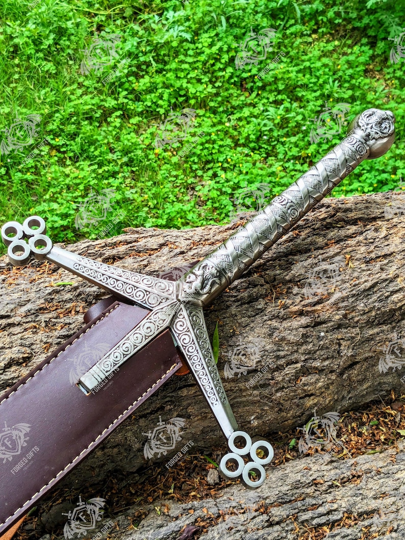 Handmade Scottish Claymore Sword | Highland Sword | Black Medieval ...