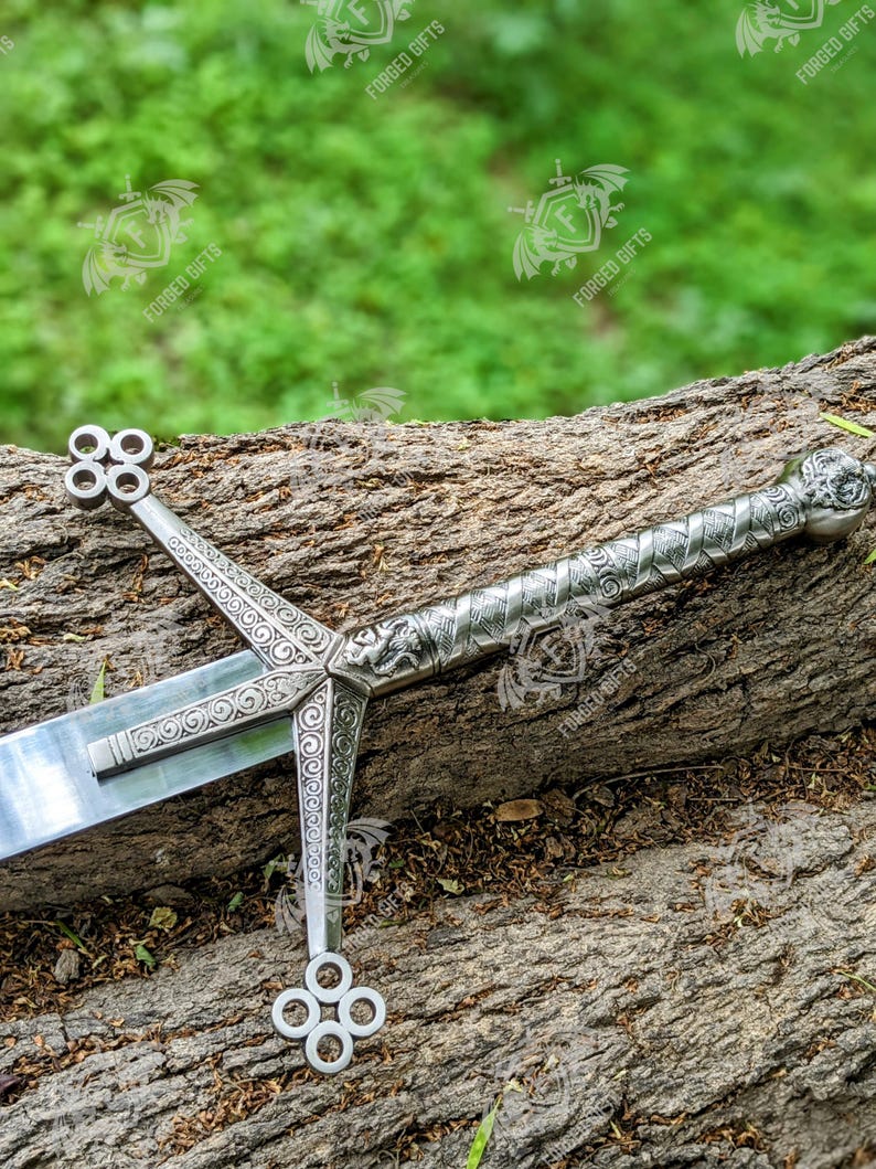 Handmade Scottish Claymore Sword | Highland Sword | Black Medieval ...