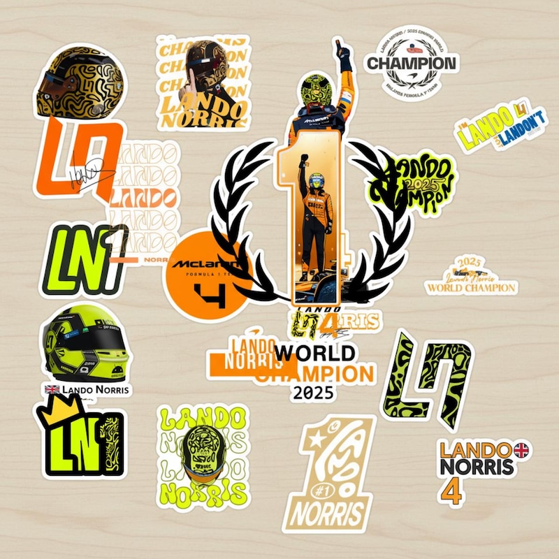 Lando Norris Sticker Decal - Etsy