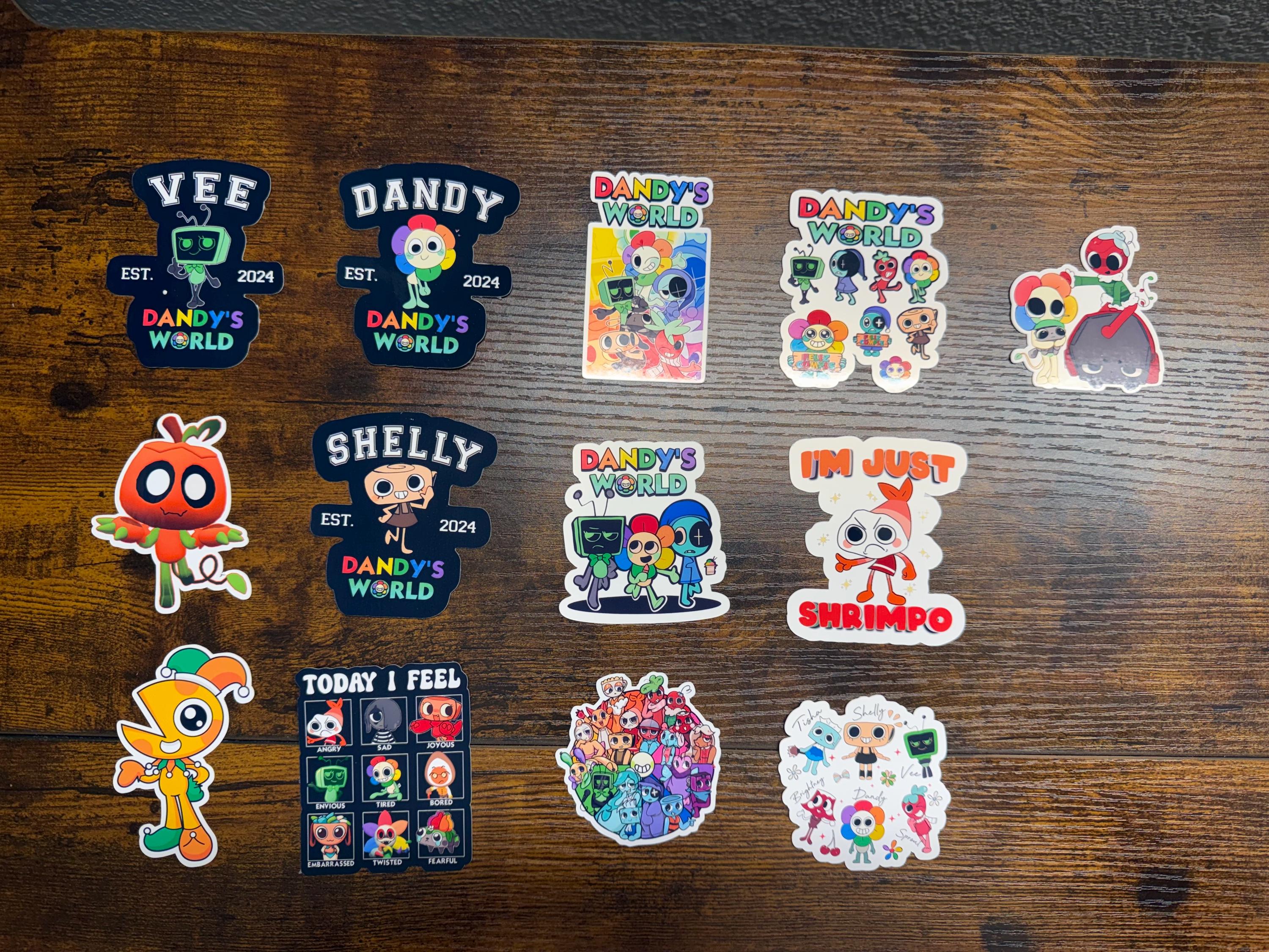 Dandy’s World–inspired Sticker Bundle - Etsy